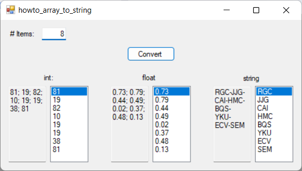 C Helper Convert Delimited Strings To And From Arrays Of Values In C 