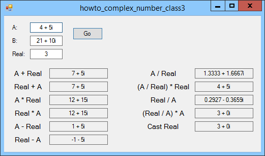 C Helper Make A Complex Number Class That Works With Real Numbers In C 